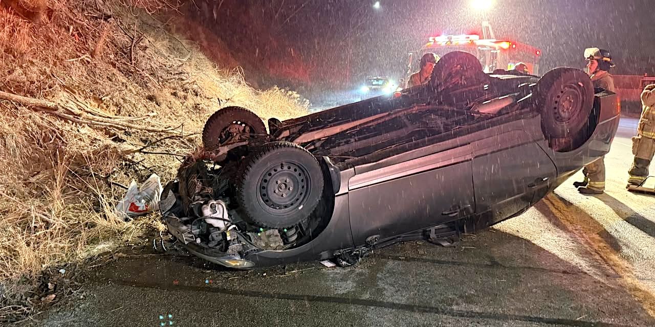 Local youth largely unscathed after car flips - TimesChronicle.ca